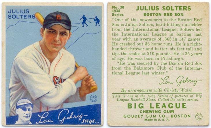 1934 Goudey Gallery