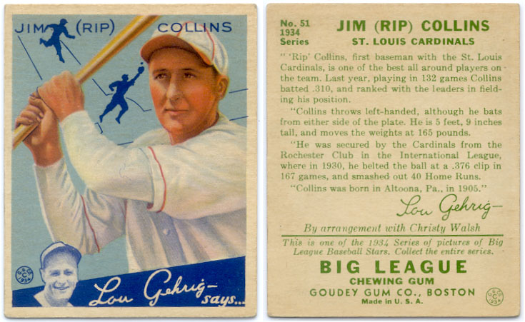 1934 Goudey Gallery