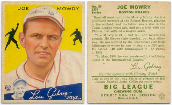 1934 Goudey Gallery
