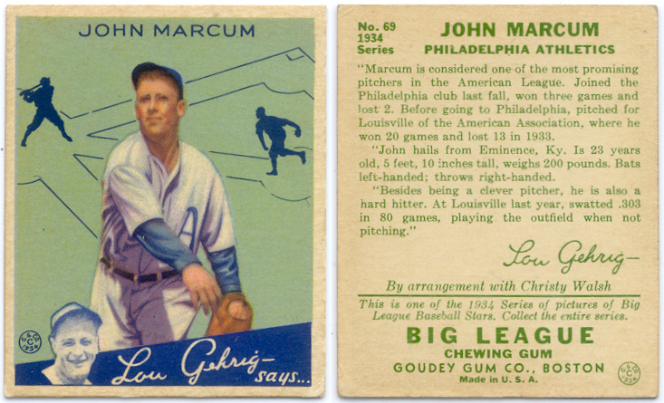 1934 Goudey Gallery