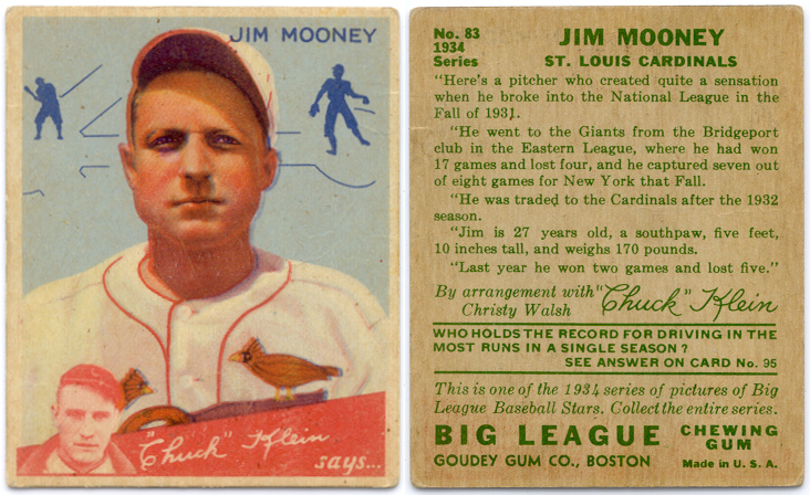 1934 Goudey Gallery