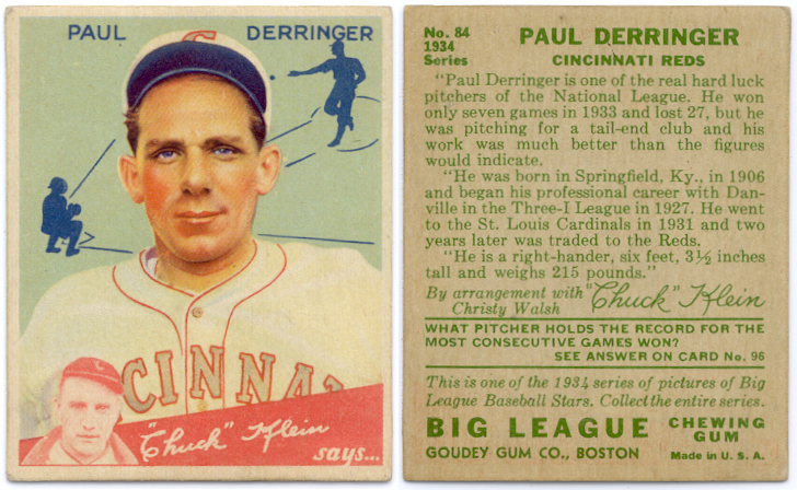 1934 Goudey Gallery