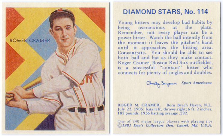 1934-36 Diamond Stars Frisch High Numbers
