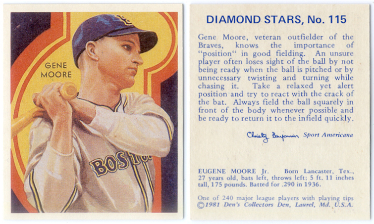 1934-36 Diamond Stars Frisch High Numbers