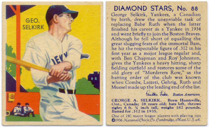 1934-36 Diamond Stars Gallery