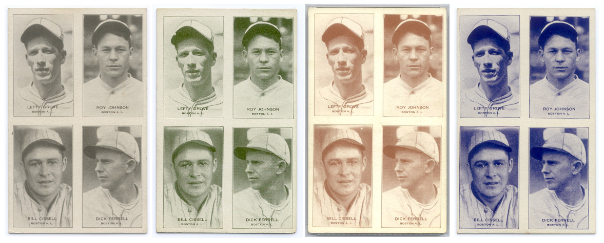 Lefty Grove - 1934 Exhibit Four-on-One