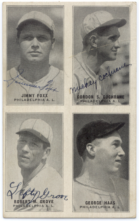 Lefty Grove - 1929 Exhibit Four-on-One